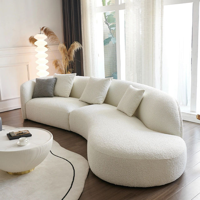 Sutton 4 Seater Bouclé L-Shape Sofa